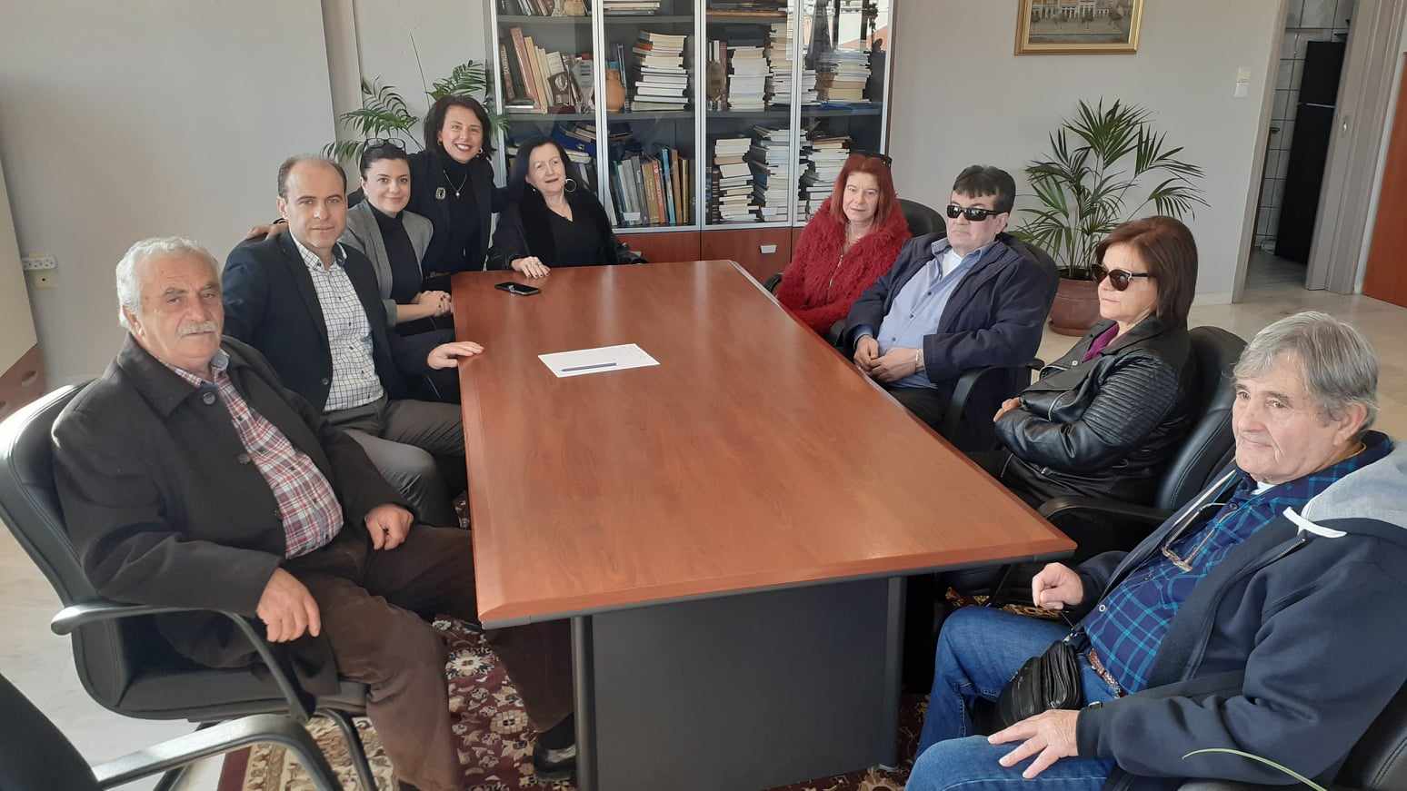 Συνάντηση του Δημάρχου Αρταίων με τον Σύλλογο Τυφλών και Φίλων Ηπείρου ...