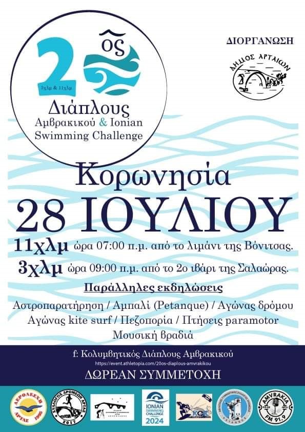 20ος Διάπλους Αμβρακικού Κόλπου: Ένα μοναδικό Αθλητικό και ...